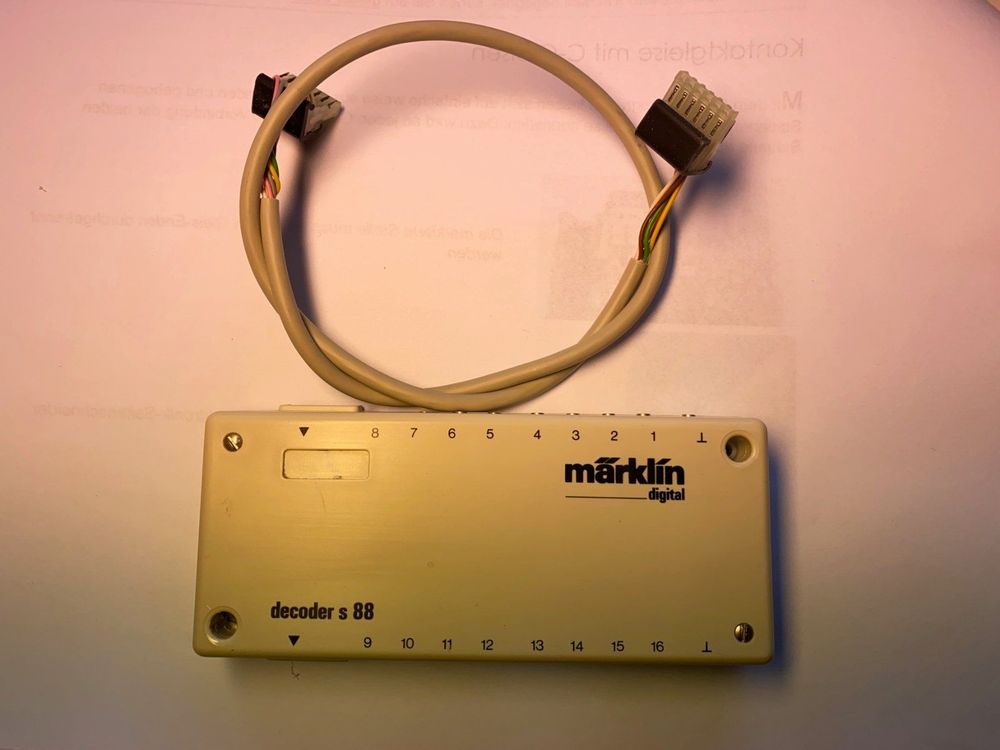 S88 Decoder Rückmelder digital Märklin (Gebraucht) in Itingen für CHF ...