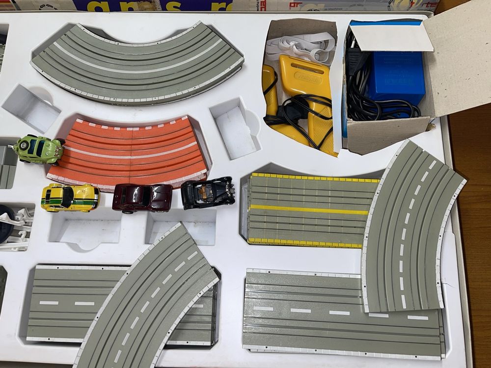 Rarität FALLER-Autorennbahnen ams-Racing 3906 inkl. 4 Autos (Gebraucht ...