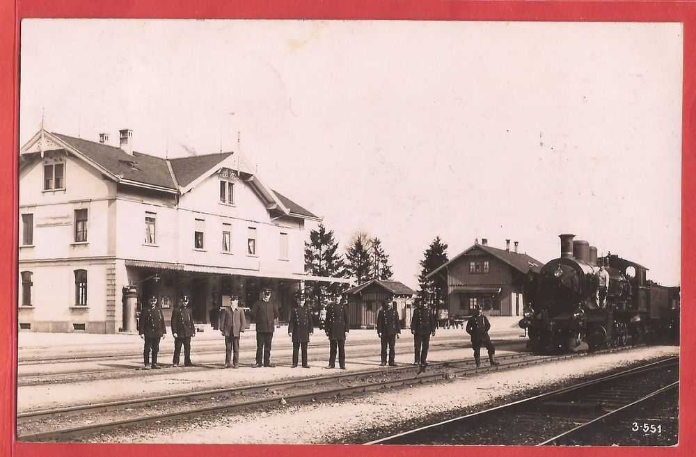Mumpf im Fricktal - Bahnhof mit Eisenbahn - Fotokarte 1913 (Gebraucht) in Fislisbach für CHF 53 ...