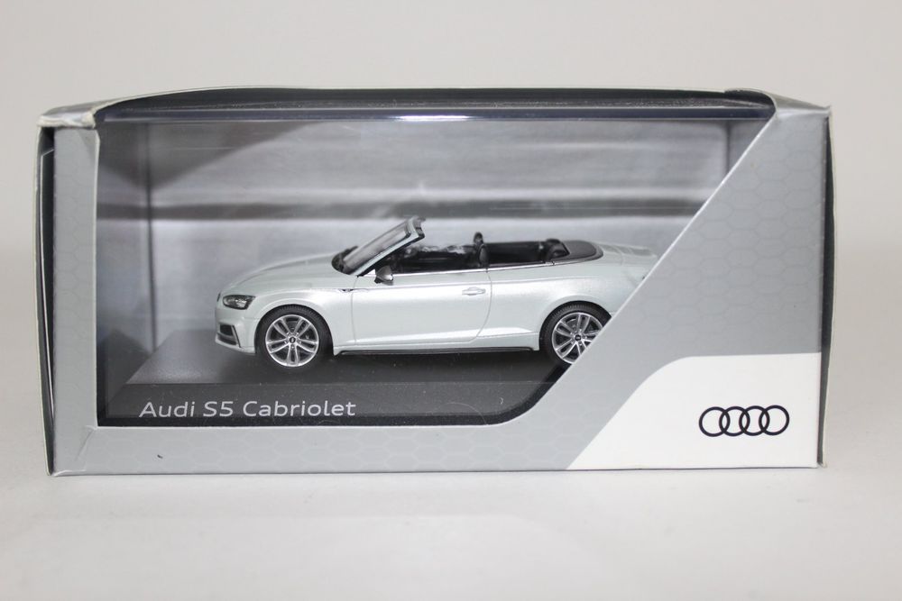 Modellauto - Audi S5 Cabriolet, weiss, 1:43 (Neu (gemäss Beschreibung ...