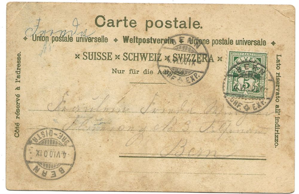 Gruss aus Bern - Stadt - Warenhaus Loeb - Museum Litho 1900 (Gebraucht) in Engelburg für CHF 7.9 ...