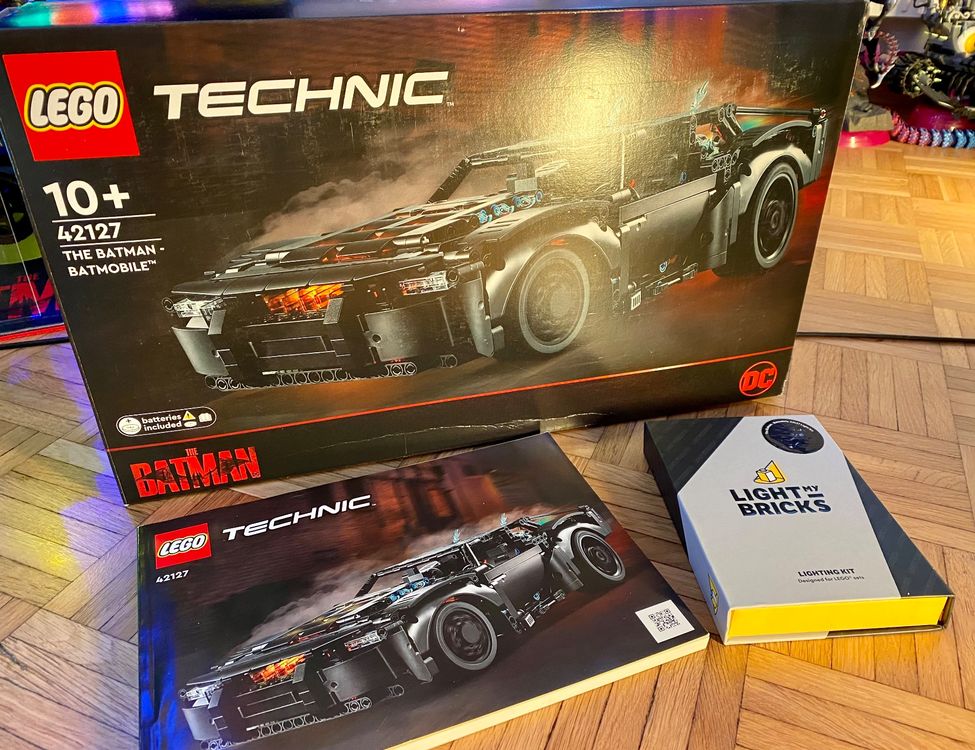 LEGO TECHNIC 42127 THE BATMAN BATMOBILE & LIGHT MY BRICKS! (Gebraucht ...