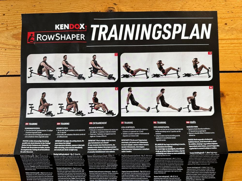 Kendox RowShaper Trainer, Rudergerät | Kaufen auf Ricardo