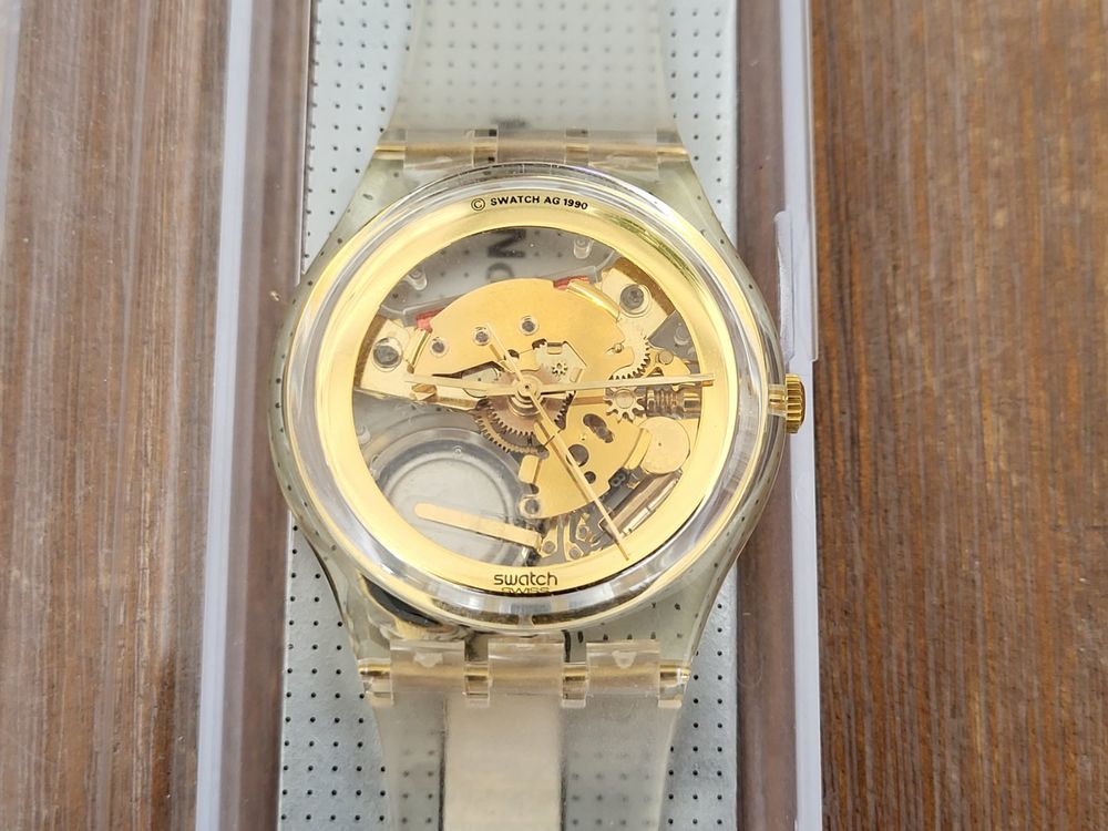 SWATCH GZ115 GOLDEN JELLY TOP FARBEN NEU (Neu und originalverpackt) in Lommiswil für CHF 59 ...