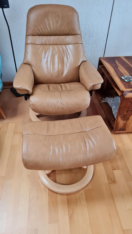 Stressless Sessel mit Hocker - Sunrise S | Kaufen auf Ricardo Stressless Sessel mit Hocker - Sunrise S | Kaufen auf Ricardo