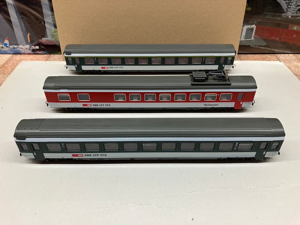 Roco 3 SBB Personenwagen EW IV, A, B und WR, H0 WS | Kaufen auf Ricardo