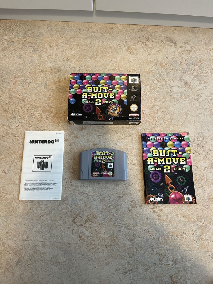N64 Bust-A-Move 2 Arcade Edition, Komplett! Selten (Gebraucht) in ...