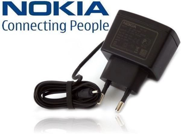 Original NOKIA Ladegerät AC-3E: mit "dünem" (2mm) Rund-Stift (Neu ...