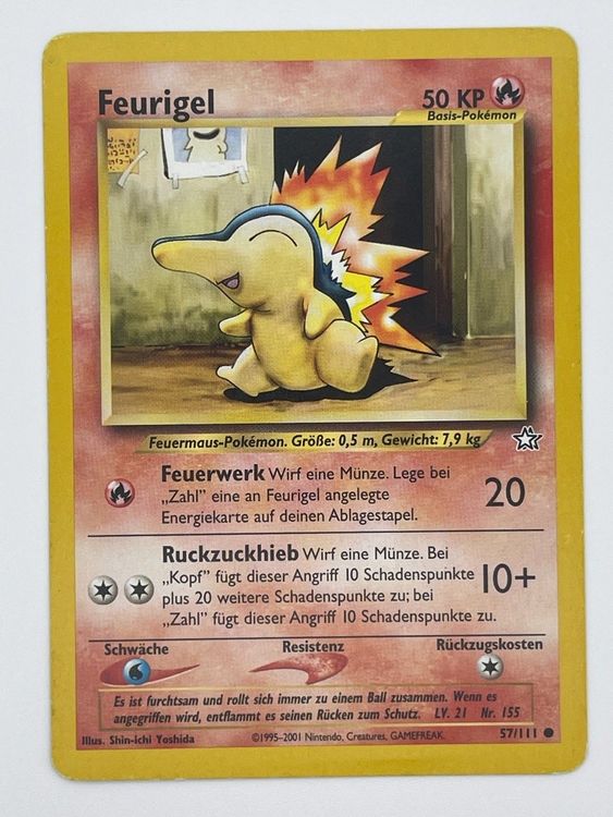 Feuerigel 57/111 Pokémon Neo Genesis (Neu (gemäss Beschreibung)) in ...