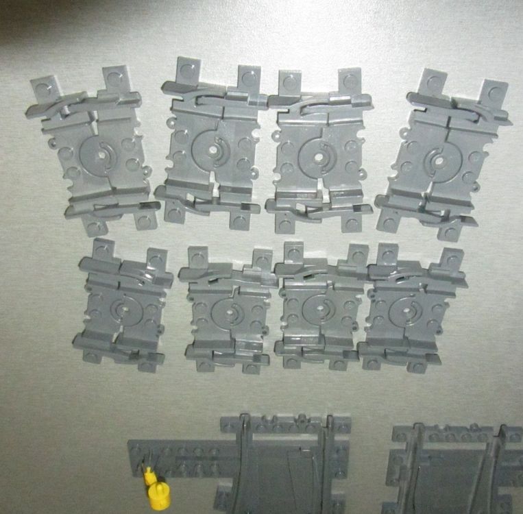 Lego City Eisenbahn Schienen diverse mit Weichen | Kaufen auf Ricardo