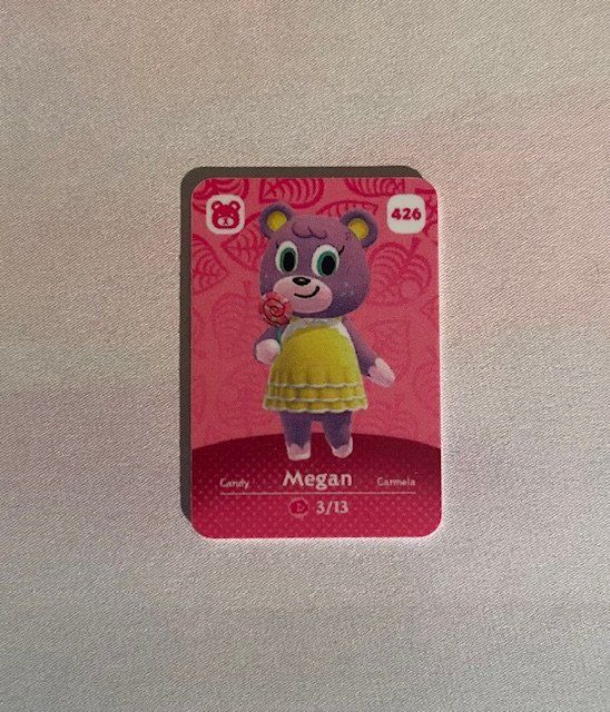 ACNH Amiibo Karte Megan/Dagmar Nr. 426 Animal Crossing (Neu (gemäss ...