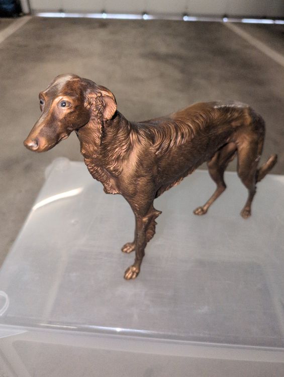 Elegante Bronze Skulptur: Windhund Figur für Sammler (Gebraucht) in Zürich für CHF 149 – mit ...