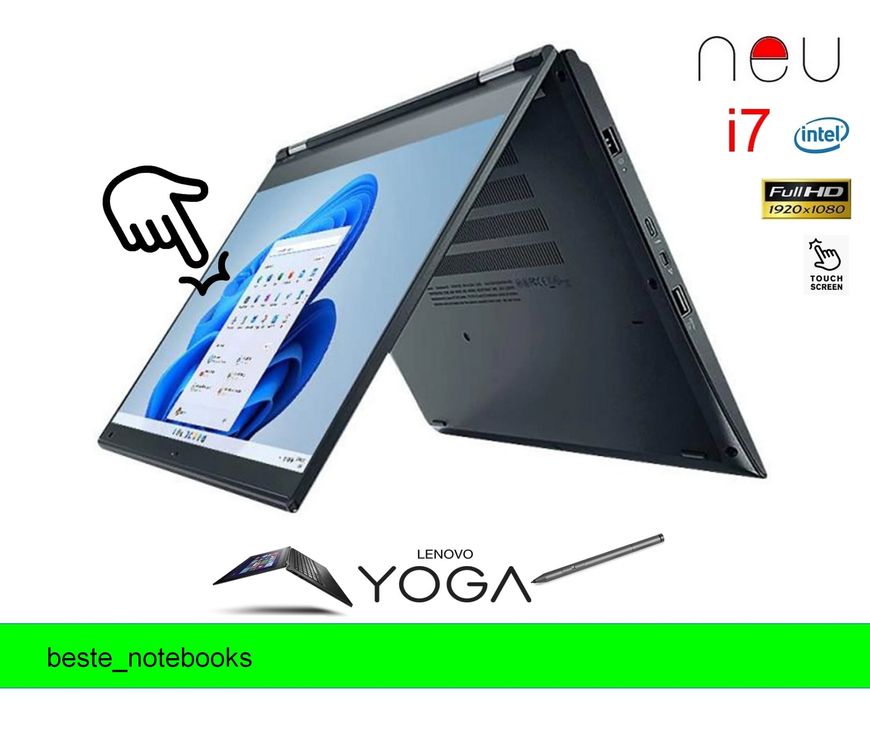 Lenovo YOGA SZ X370 2-in-1 16GB SSD 1TB Touch und PEN NEU (Neu (gemäss ...