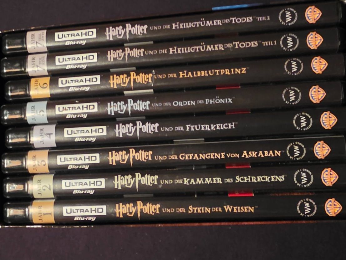 Harry Potter 4K Ultra HD Blu-ray Collection - 8 Filme Top! (Gebraucht ...