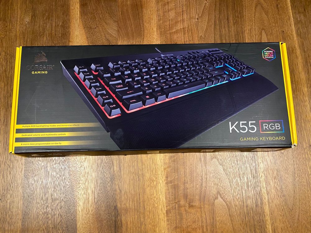 Corsair K55 RGB Gaming-Tastatur | Kaufen auf Ricardo