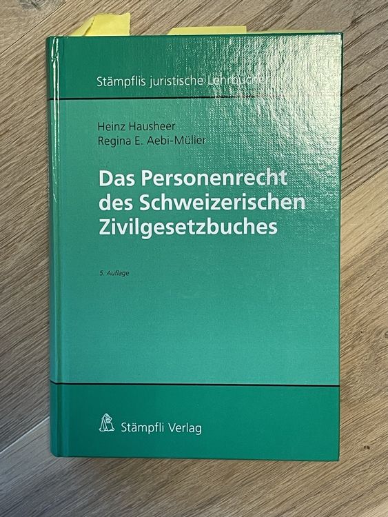 Das Personenrecht des Schweizerischen Zivilgesetzbuches | Kaufen auf ...