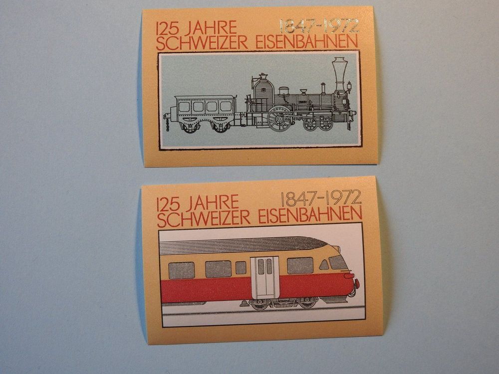 Vignetten 125 Jah. Schweizer Eisenbahnen (Gebraucht) in Rain für CHF 14 – mit Lieferung auf ...