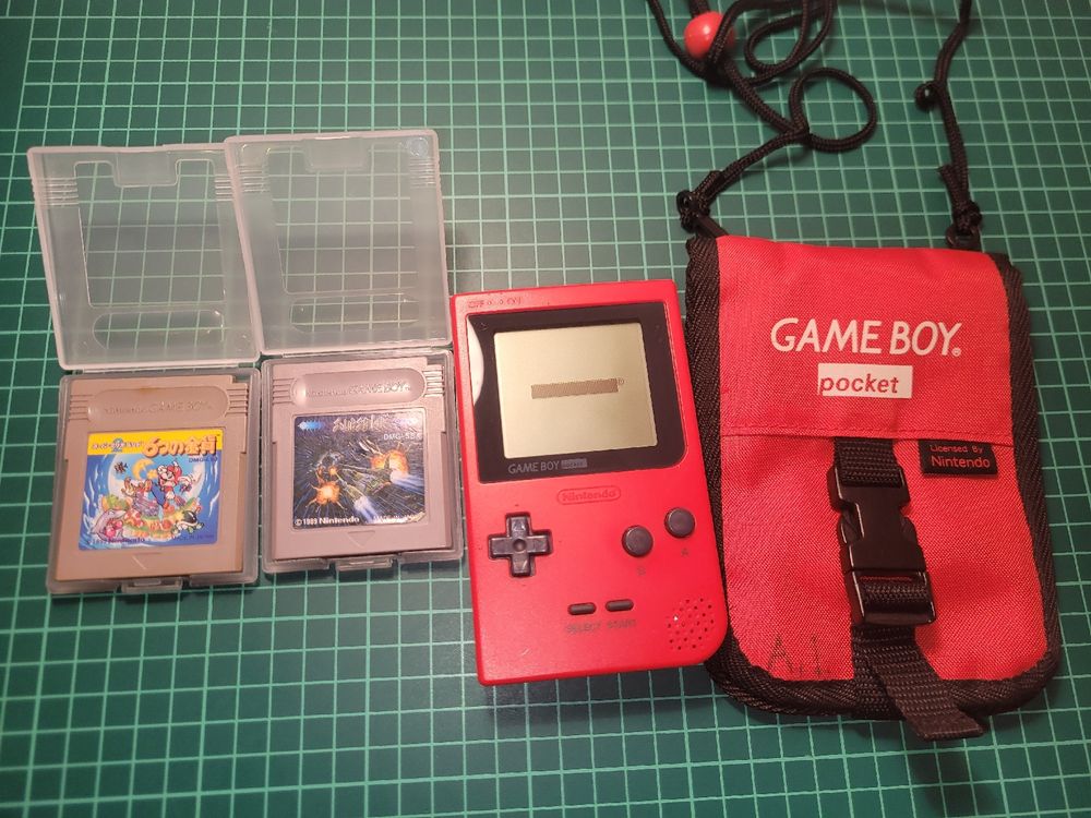 Game Boy Pocket (Red) with games and original case! Ab. 1chf (Gebraucht ...