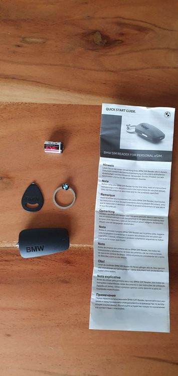 BMW SIM Kard Leser (Full Set) für Personal eSIM neu. (Neu und ...