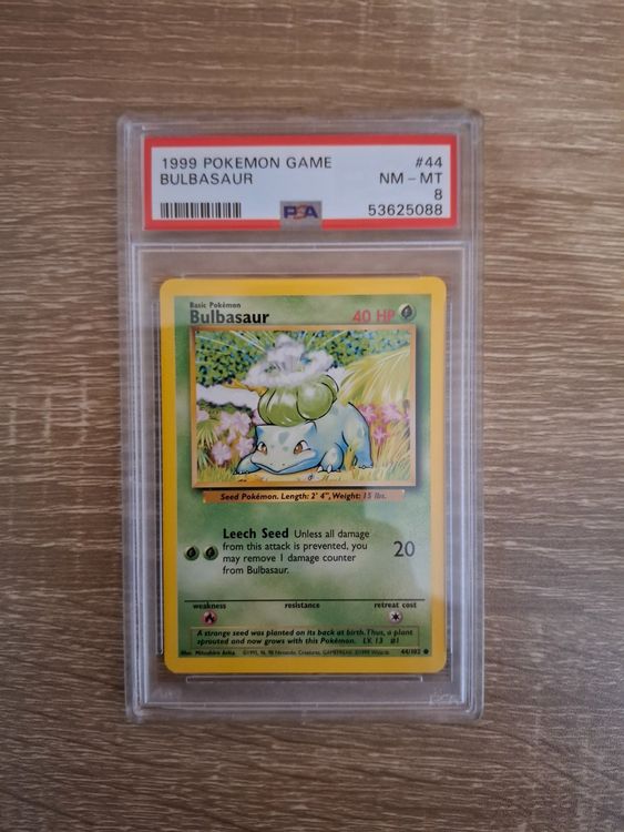 Pokemon Bulbasaur Base Set PSA 8 (Neu (gemäss Beschreibung)) in ...