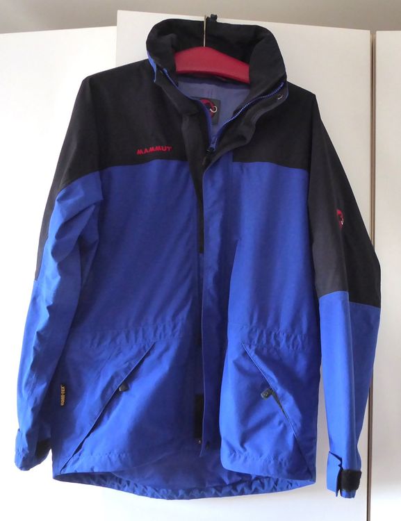 Mammut Gore-Tex Jacke, Regenjacke, Grösse M, blau/schwarz (Gebraucht ...