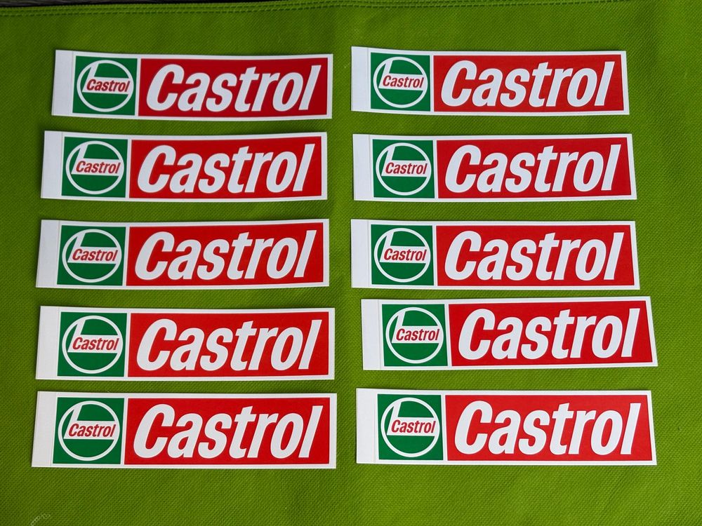 CASTROL Aufkleber / Sticker 10 Stück | Kaufen auf Ricardo
