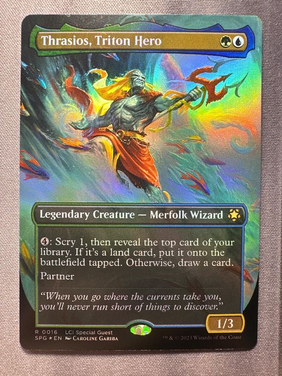 Thrasios, Triton Hero FOIL 0016 Ixalan (Neu (gemäss Beschreibung)) in ...