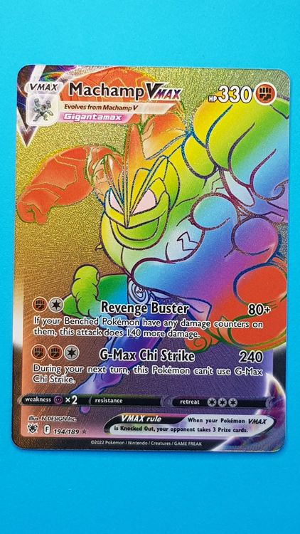 Machamp VMAX – Rainbow Rare – Astral Radiance - EN (Gebraucht) in Lausanne 26 für CHF 13 – mit ...