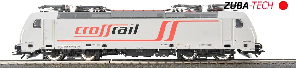 Trix 22636 E-Lok BR 185 Crossrail CB Rail H0 GS Analog OVP (D'occasion ...