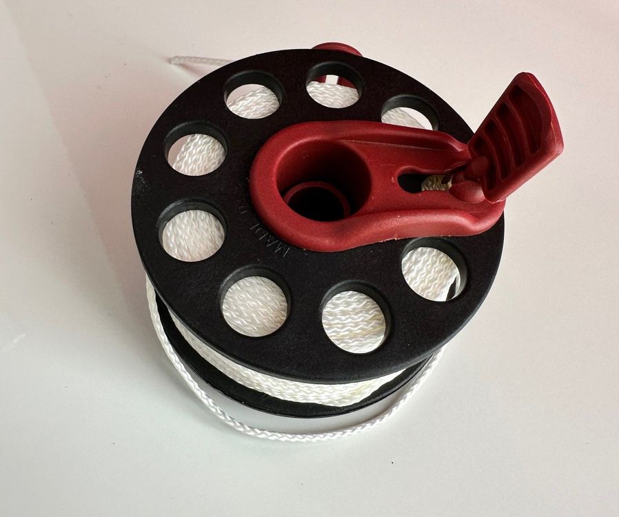 Tauchen - Mares -Spule (Reel) Kompakt - Leine ca.30 m - Neu (Neu ...