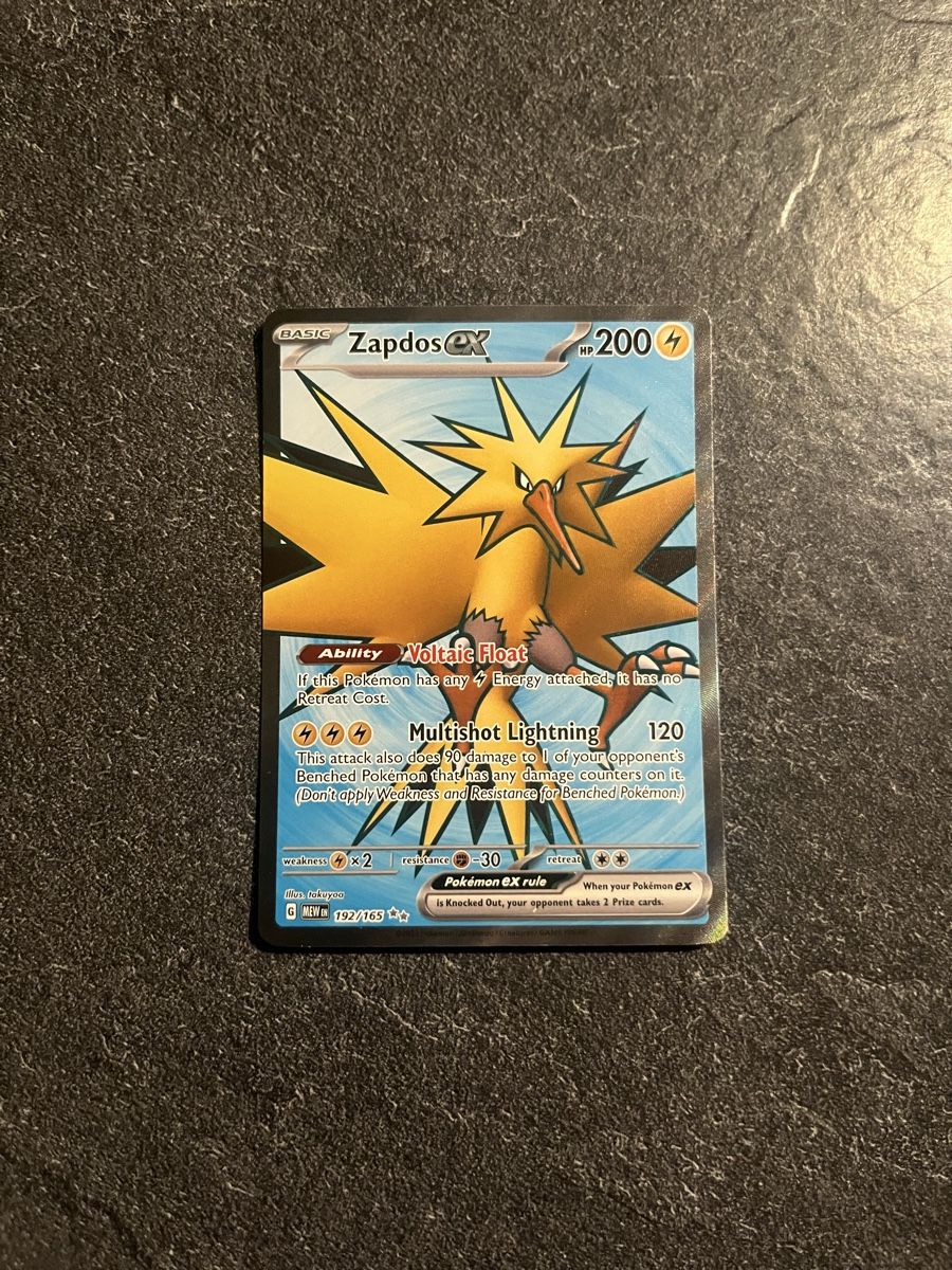 🇬🇧 Zapdos full art - 192/165 - 151 (Neuf (Voir description)) à Baulmes ...