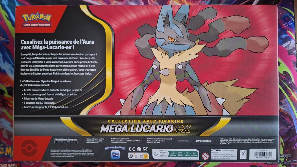 Mega Lucario ex Box - Collection Avec Figurine FRANCAISE (Neu und ...