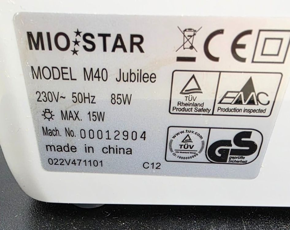 Nähmaschine Mio Star M40 Jubilee – inkl. Anleitung (Gebraucht) in Flums ...