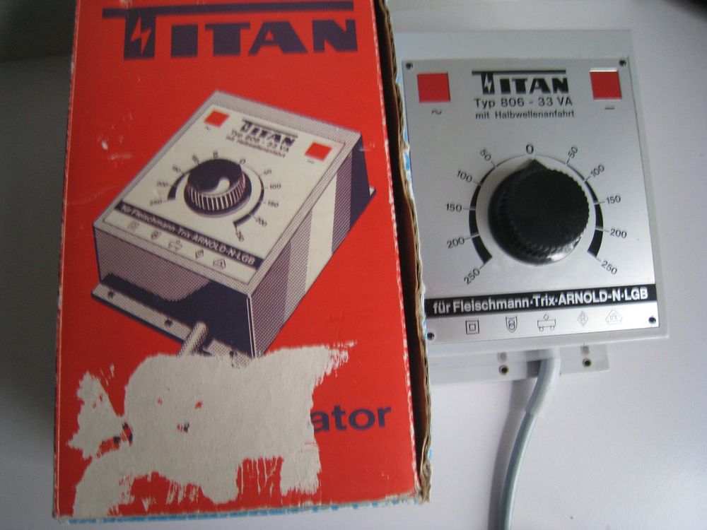 Titan Trafo 806 + Halbwellenanfahrt 1,45 Ampere, Gleichstrom (Gebraucht ...