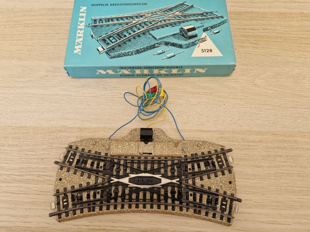 Märklin 5128 kreuzungsweiche M H0 (1) | Kaufen auf Ricardo