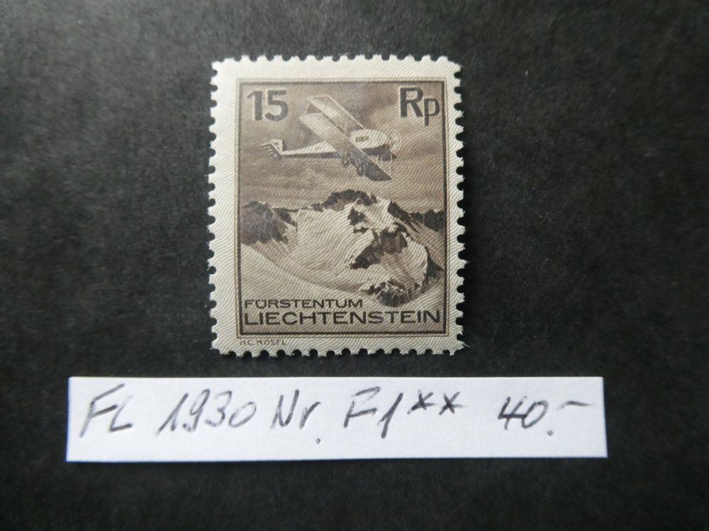 FL 1930 Nr. F1 postfrisch (Gebraucht) in Lausen für CHF 5.5 – mit Lieferung auf Ricardo kaufen
