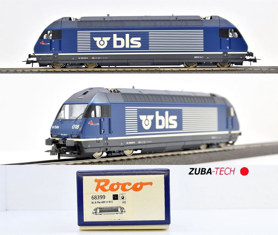 Roco 68399 E-Lok Re 465 BLS H0 WS OVP (Gebraucht) in für CHF 252 – mit ...