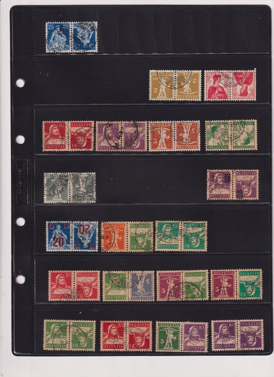 Sammlung gestempelter Kehrdrucke !! Anschauen !! | Kaufen auf Ricardo