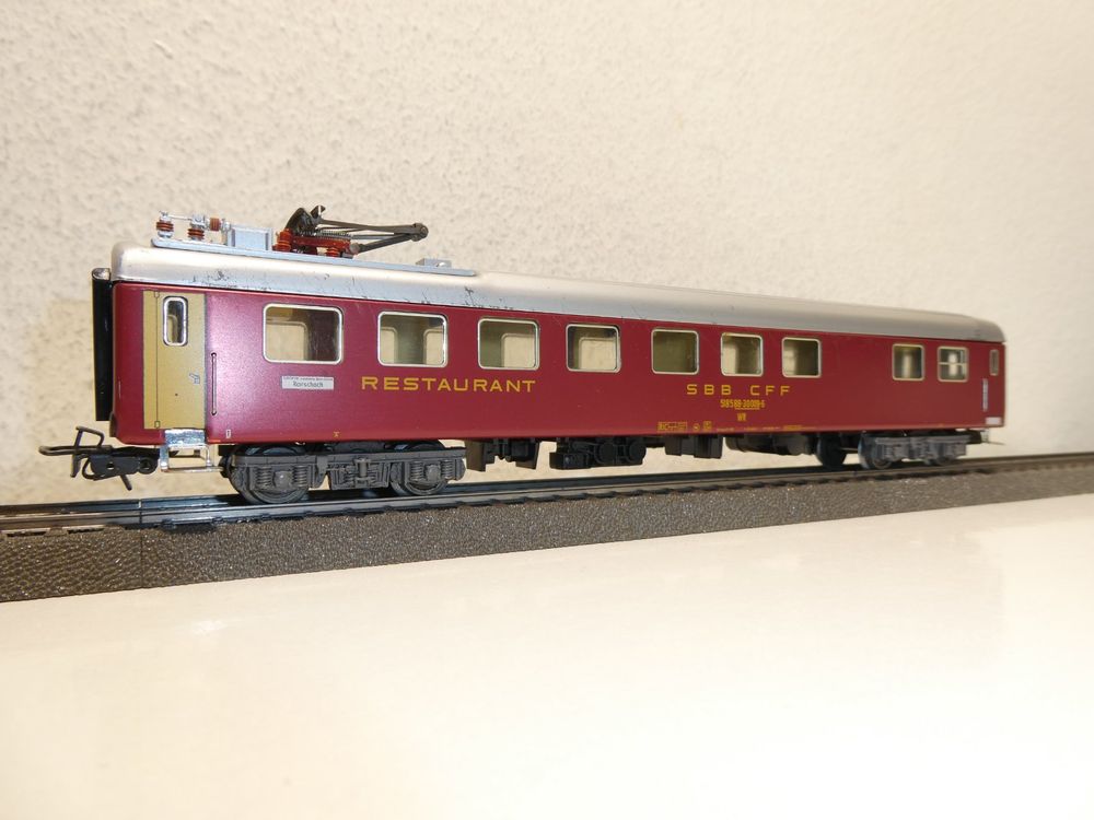Märklin Personenwagen Restaurant SBB 009-6 Blech HO 4068 (6) (Gebraucht) in Luzern für CHF 10.9 ...