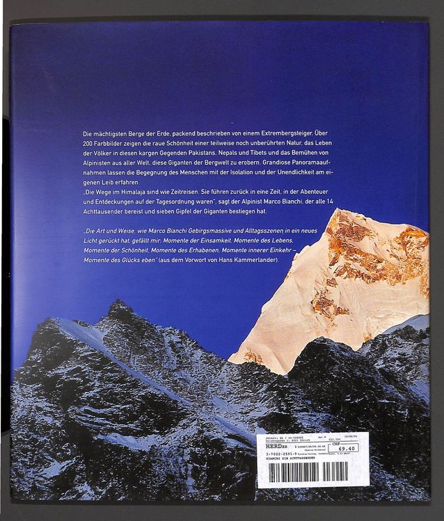 Die 8000er (Marco Bianchi) Die 14 höchsten Berge der 🌎 NEU (Neu (gemäss ...