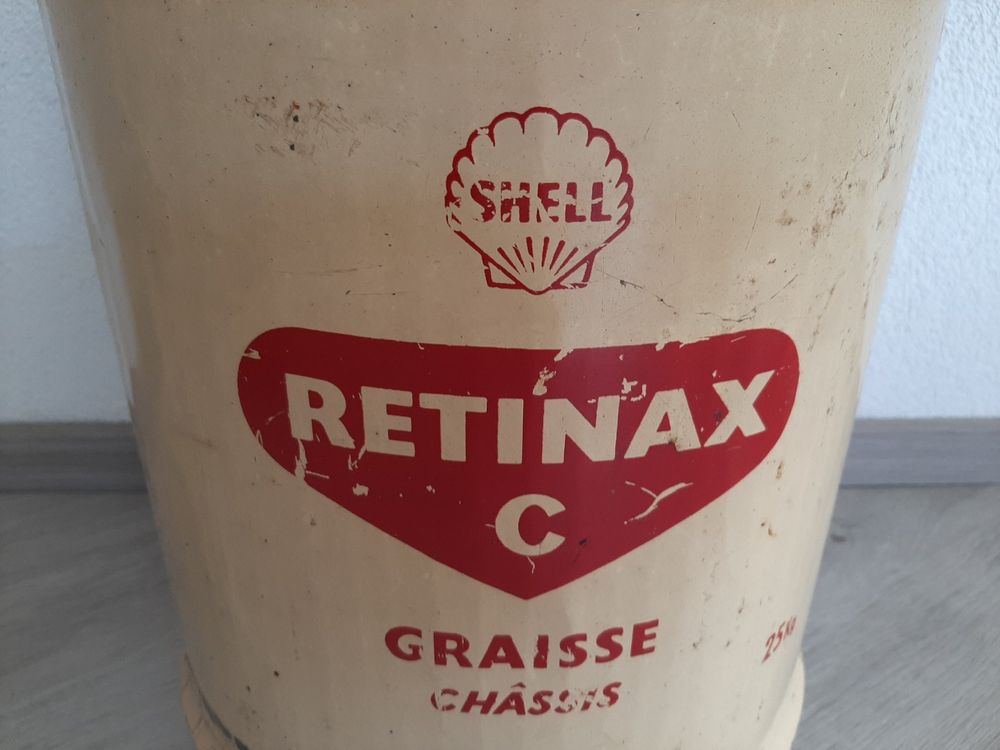Antike Shell Öldose Oldtimer Blechdose 50er 60er Loft Design (Gebraucht ...