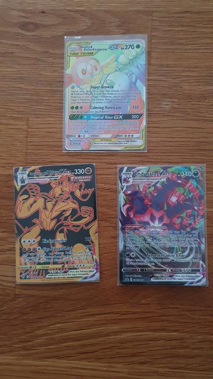 Pokemon Wulaosu Vmax, Rowlet & Alolan, Endynalos Vmax | Kaufen auf Ricardo