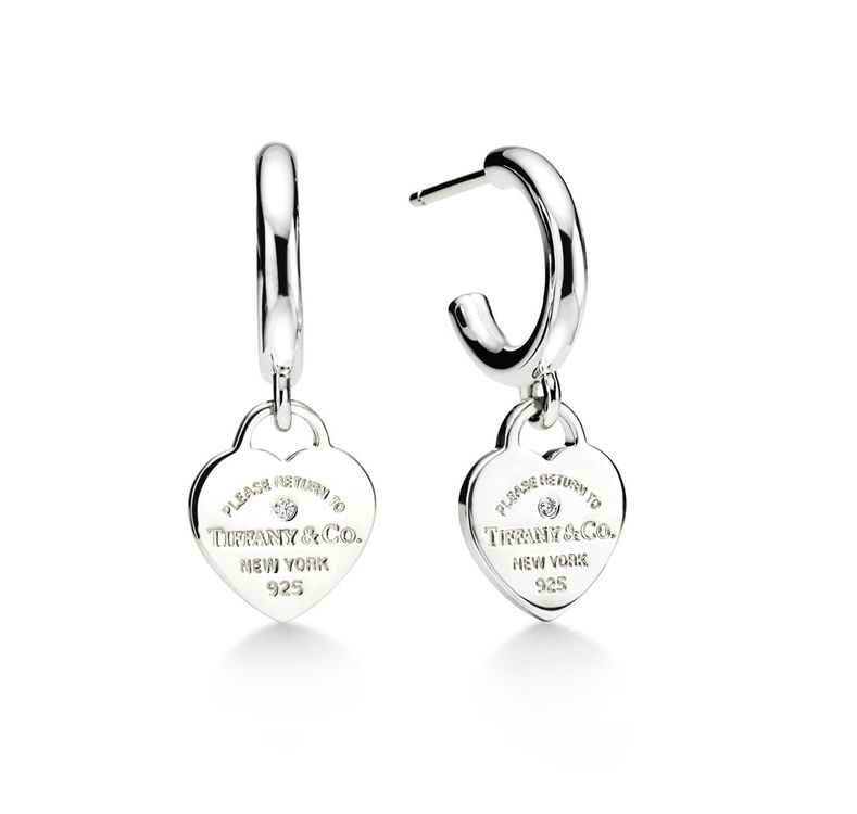 Return to Tiffany Ohrringe / Creolen mit Diamant (Neu und ...