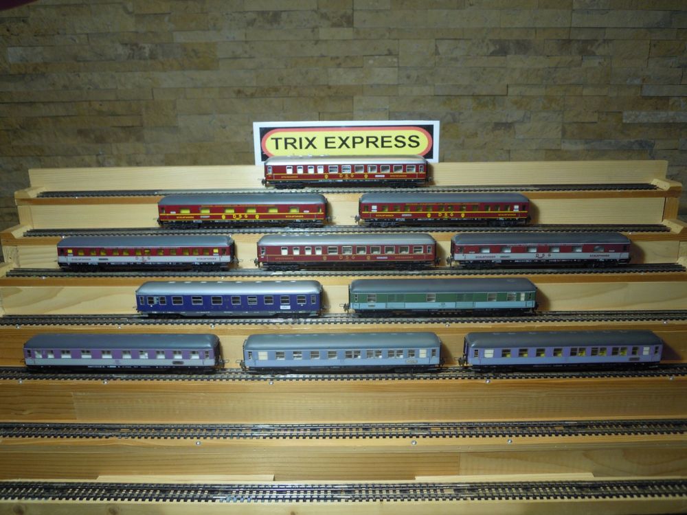 TRIX EXPRESS Personenwagen Set 11 verschiedene Personenwagen | Kaufen ...