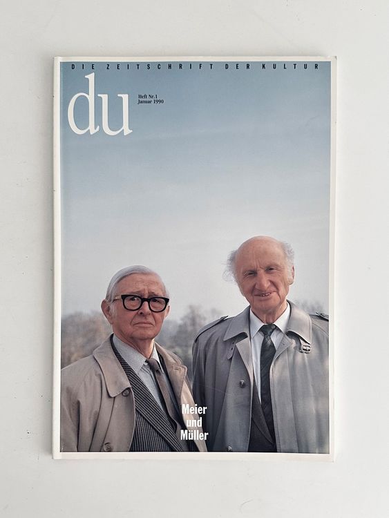 Meier und Müller | Du - Zeitschrift der Kultur 1990 (Gebraucht) in ...