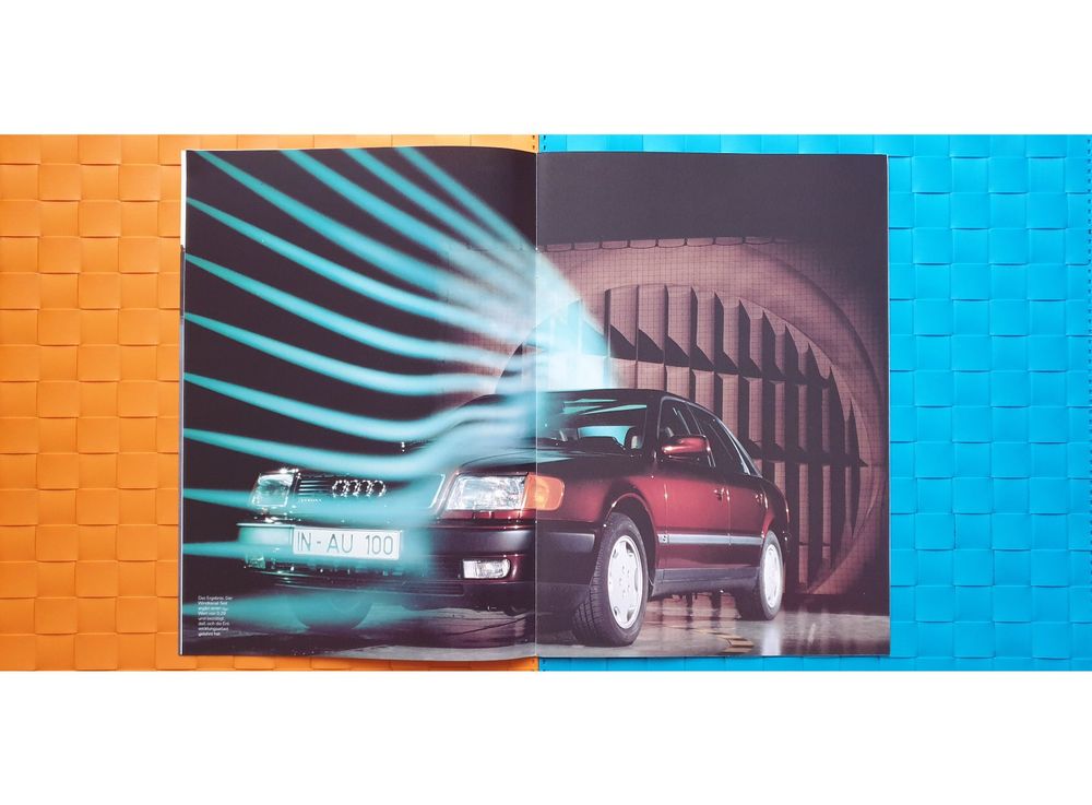 AUDI 100 C4 BAUREIHE - DESIGN & TECHNIK - Prospekt / Katalog (Neu ...