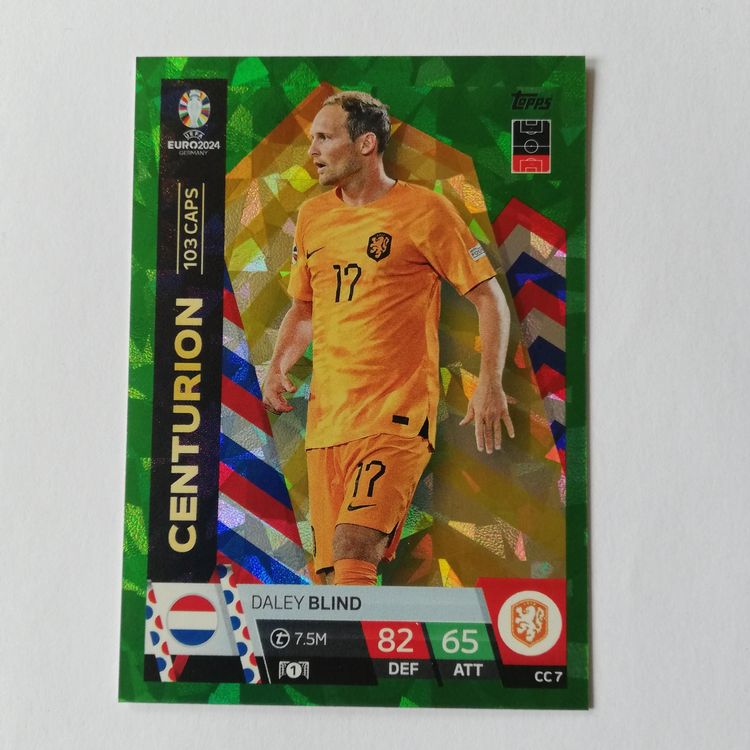 Match Attax Euro 2024 Centurion grün Daley Blind (Gebraucht) in Buchs ...