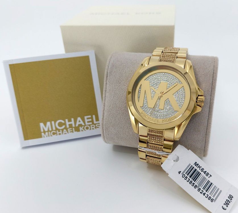 Neue Michael Kors Bradshaw Damen Uhr & Pavé Zifferblatt (Neu und ...