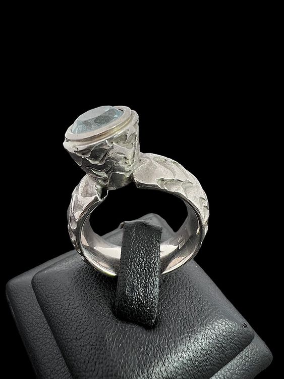 Les Millionaires Ring Turmalin 18k WG Grösse 52 *S885 | Kaufen auf Ricardo