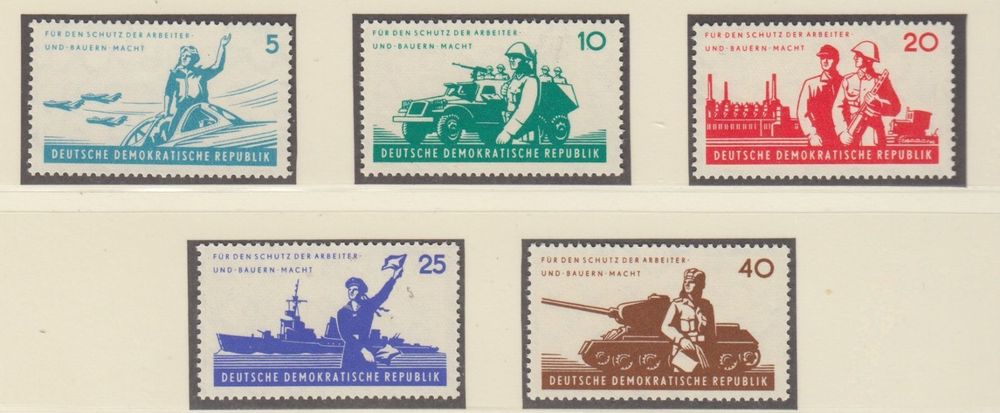 DDR 1962 VOLKSARMEE NVA MI.876-880** | Kaufen auf Ricardo